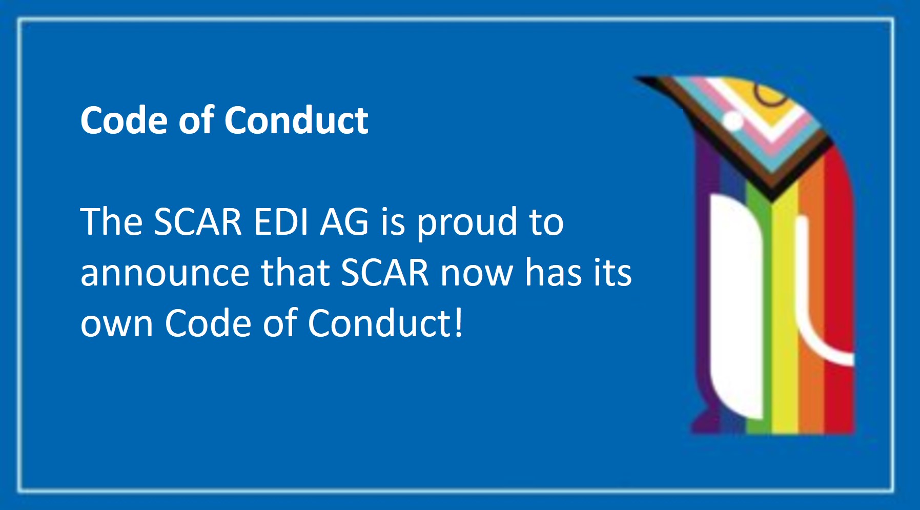 SCAR publishes first Code of Conduct | SCAR
